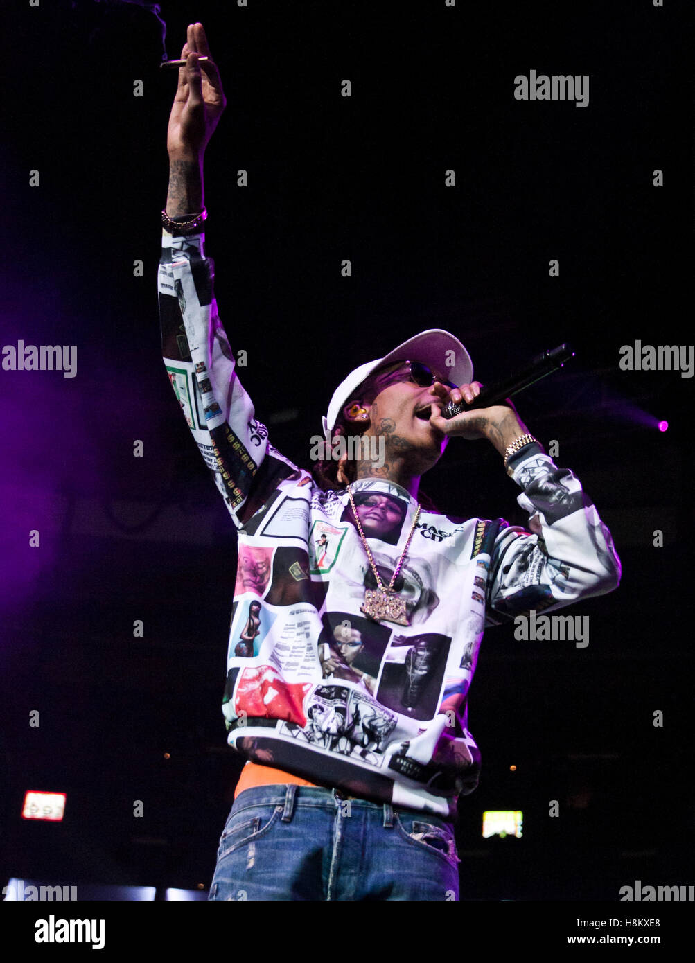 Philadelphia, PA, USA. 28th October, 2016. Wiz Khalifa Poses at Power ...
