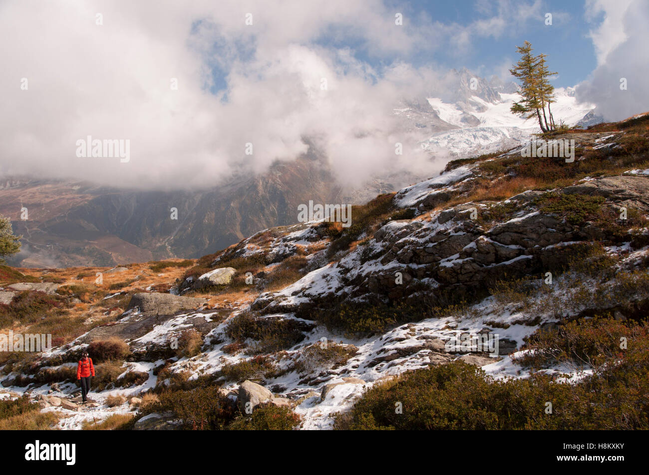 Reserve naturelle nationale des aiguilles rouges hi-res stock ...