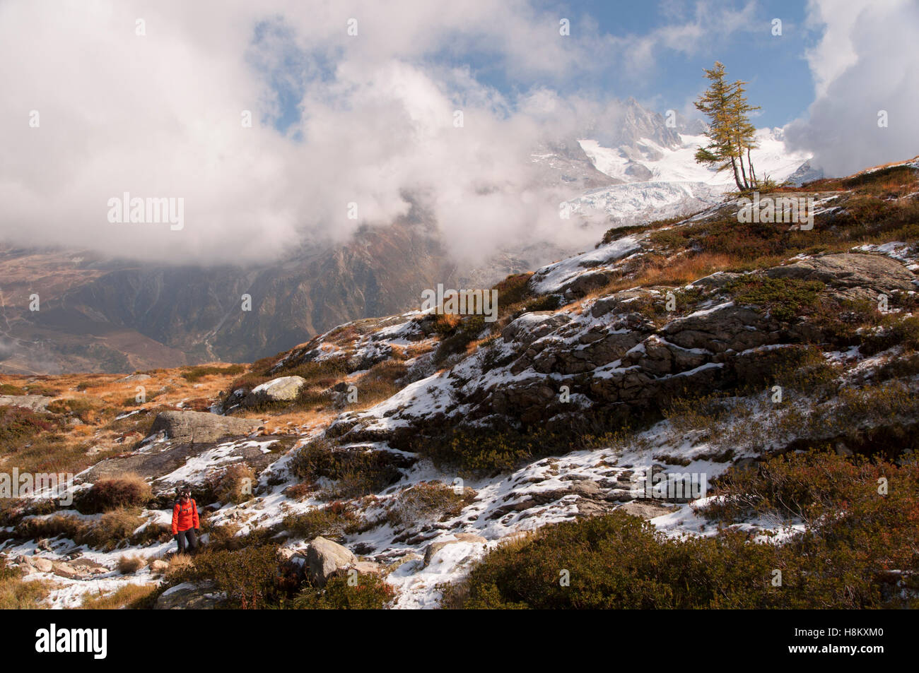 Reserve naturelle nationale des aiguilles rouges hi-res stock ...