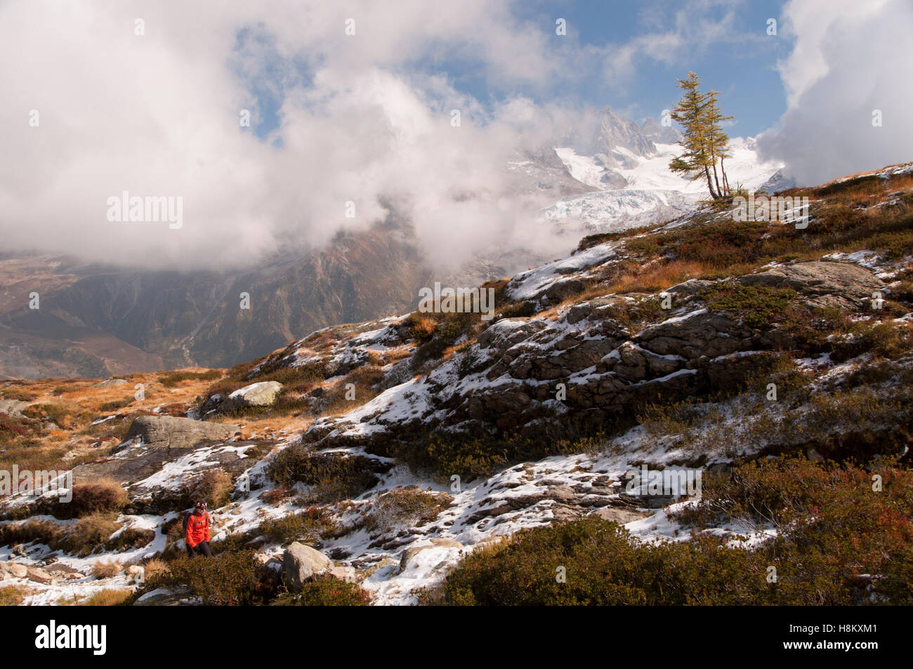 Reserve naturelle nationale des aiguilles rouges hi-res stock ...