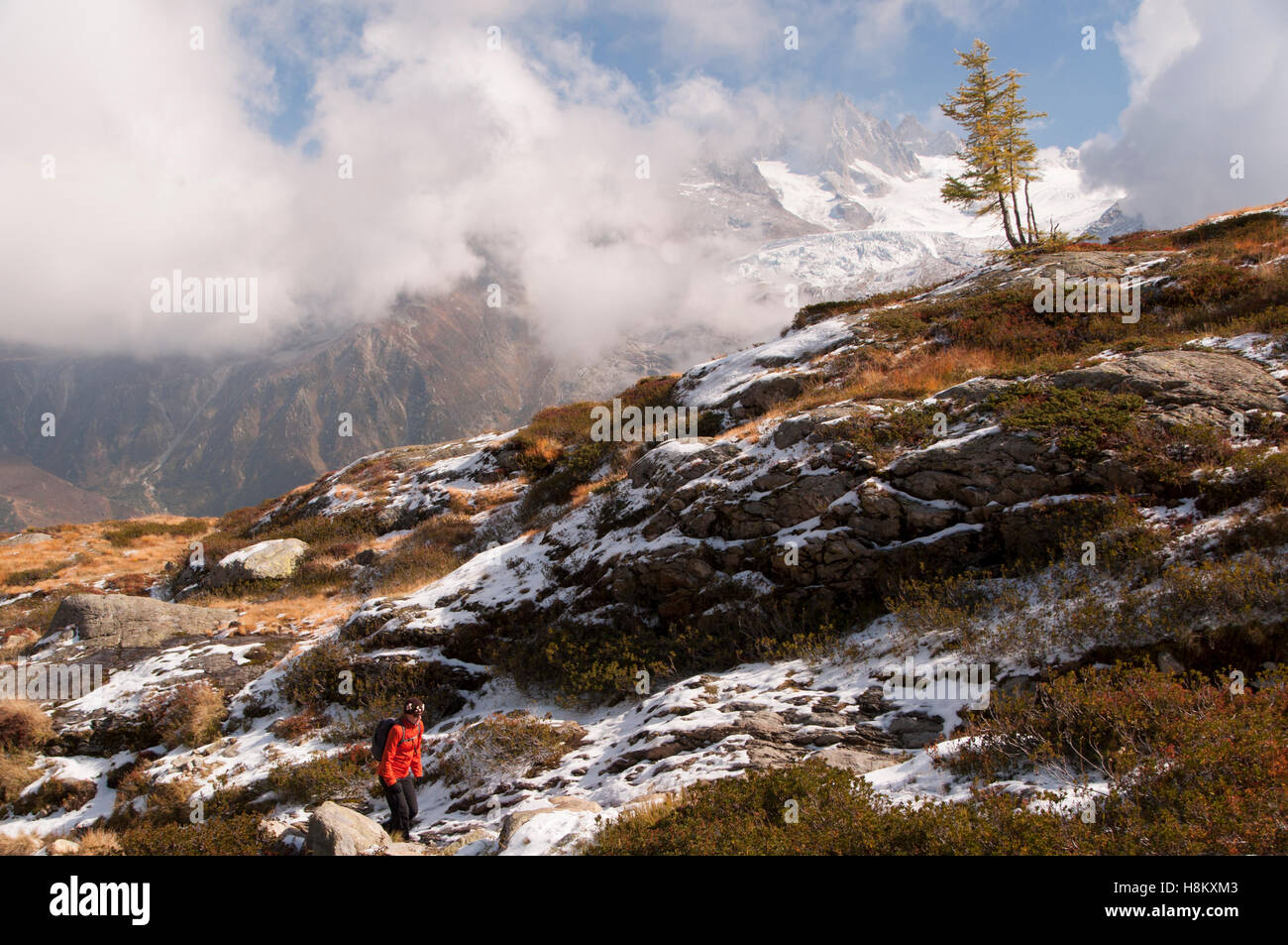 Reserve naturelle nationale des aiguilles rouges hi-res stock ...