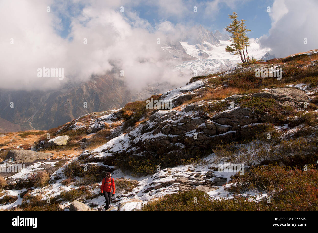 Reserve naturelle nationale des aiguilles rouges hi-res stock ...