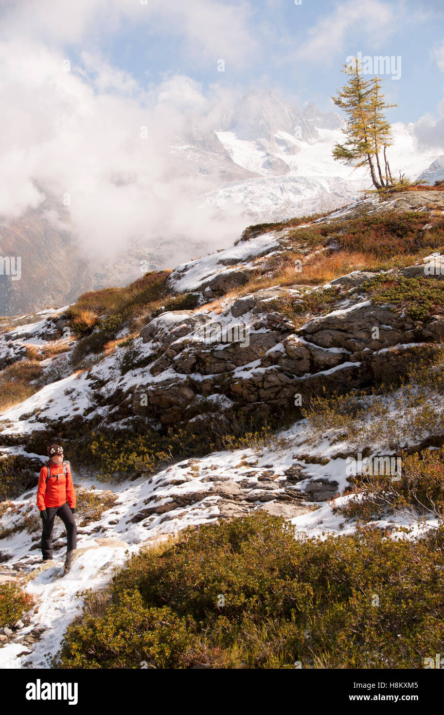 Reserve naturelle nationale des aiguilles rouges hi-res stock ...