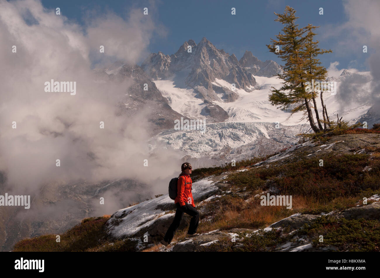 Reserve naturelle nationale des aiguilles rouges hi-res stock ...