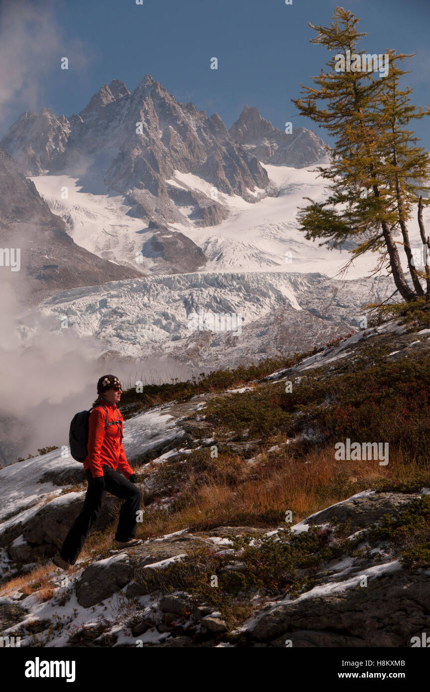 Reserve naturelle nationale des aiguilles rouges hi-res stock ...