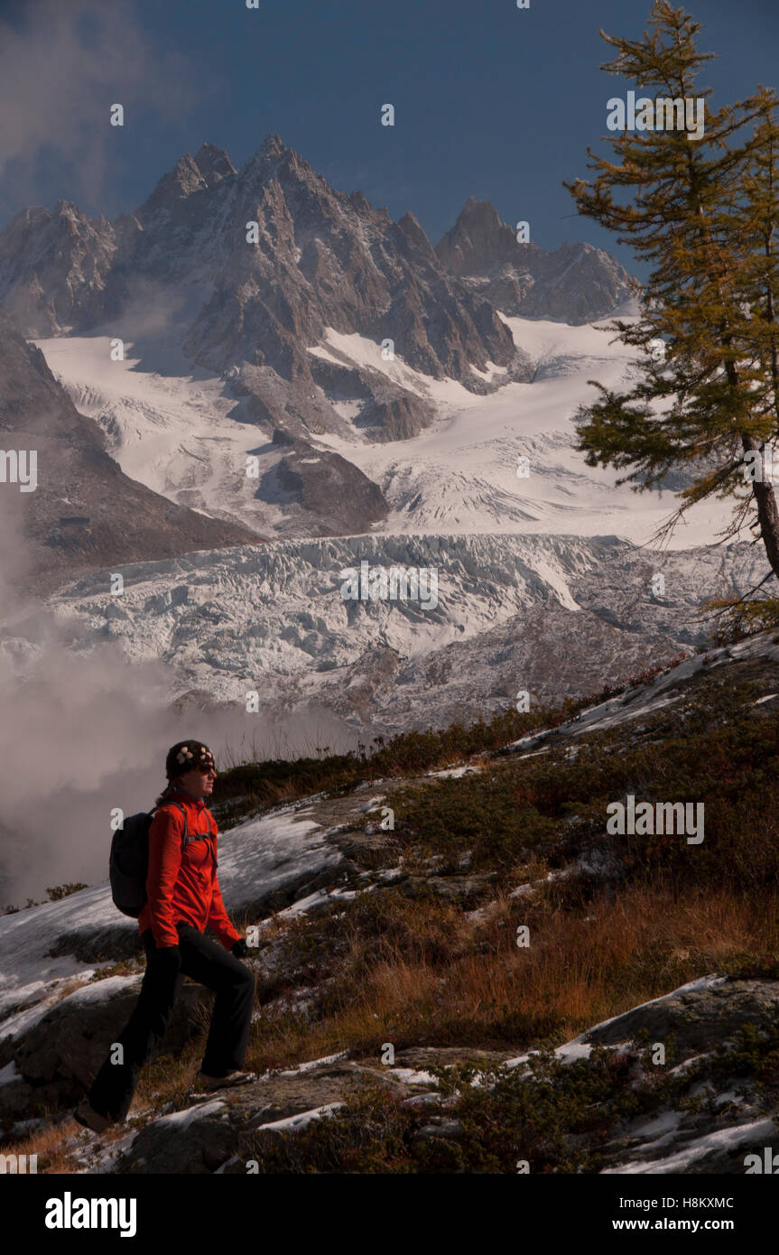 Reserve naturelle nationale des aiguilles rouges hi-res stock ...