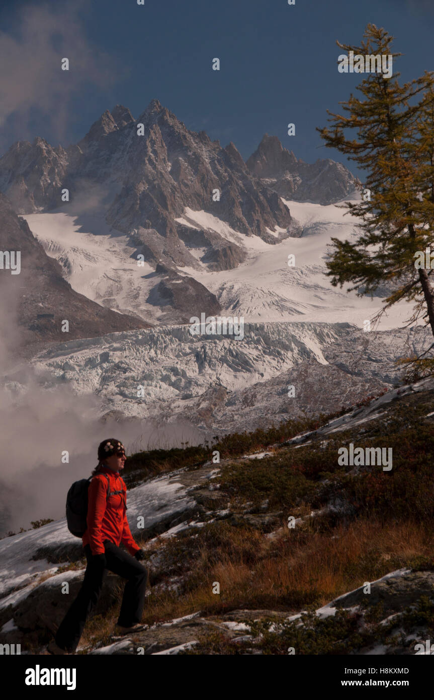 Reserve naturelle nationale des aiguilles rouges hi-res stock ...