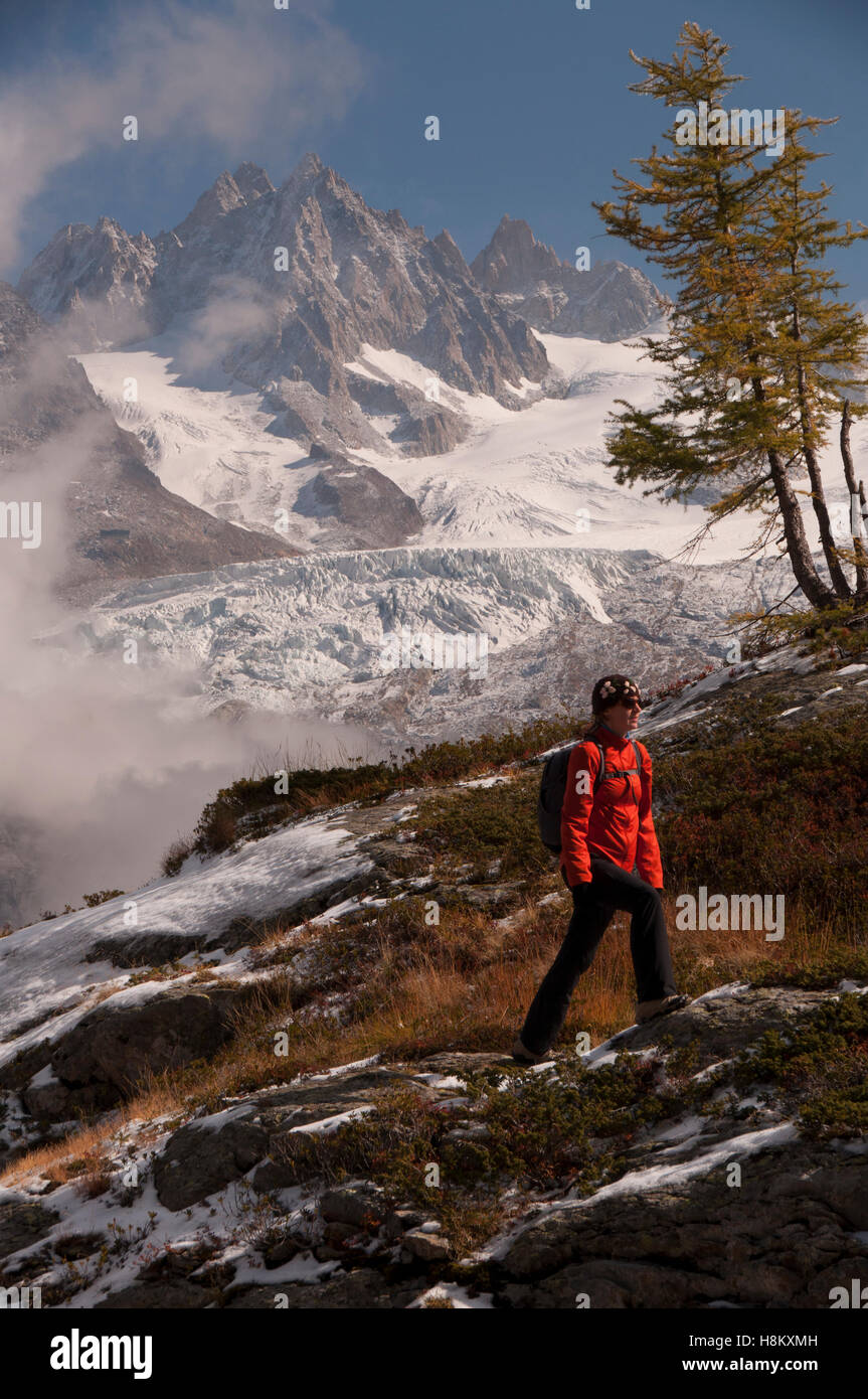 Reserve naturelle nationale des aiguilles rouges hi-res stock ...