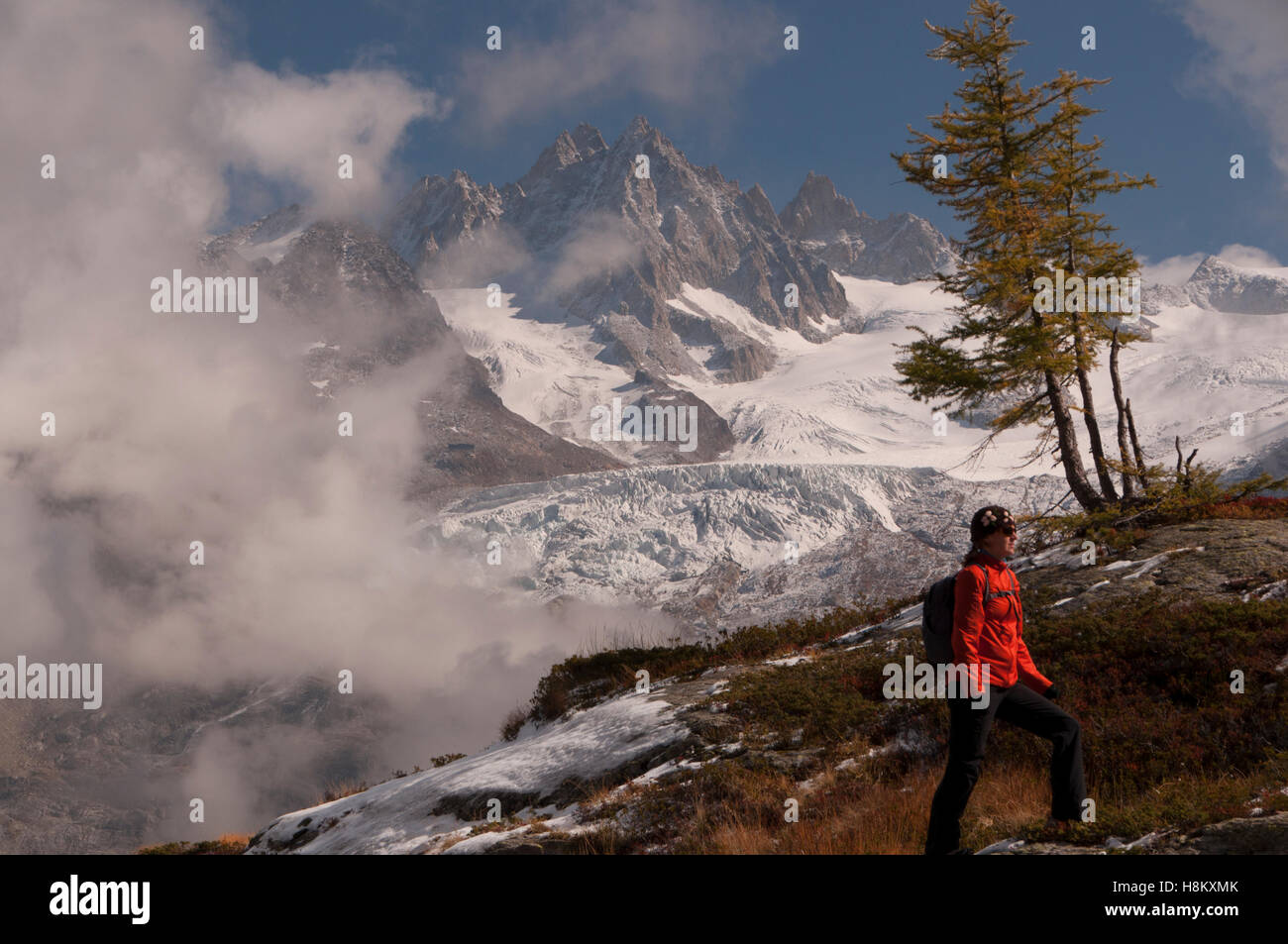 Reserve naturelle nationale des aiguilles rouges hi-res stock ...