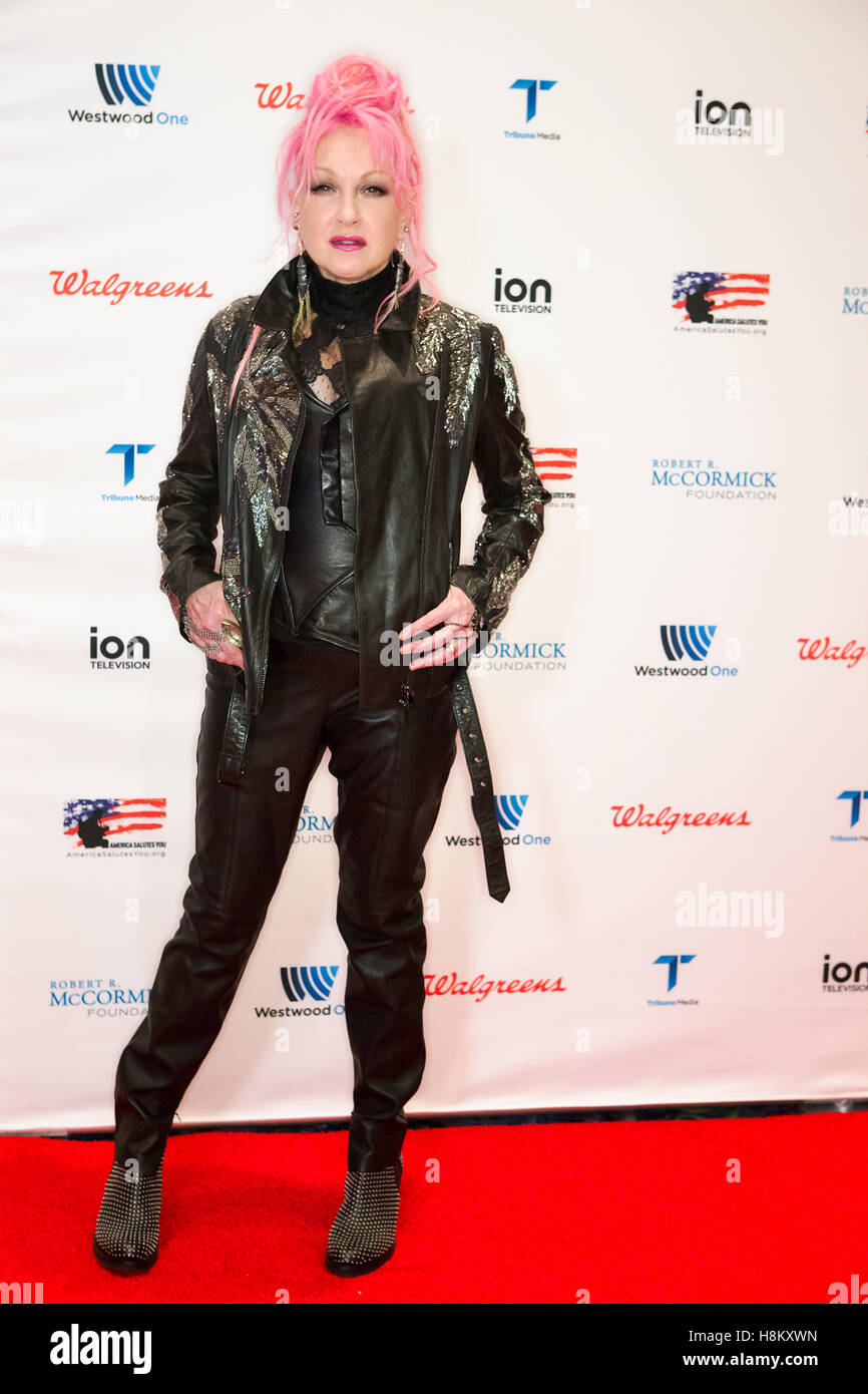 Singer/Songwriter Cyndi Lauper walks the red carpet at America Salutes ...