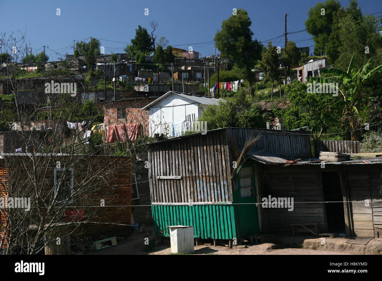 slum in south african township Stock Photo - Alamy