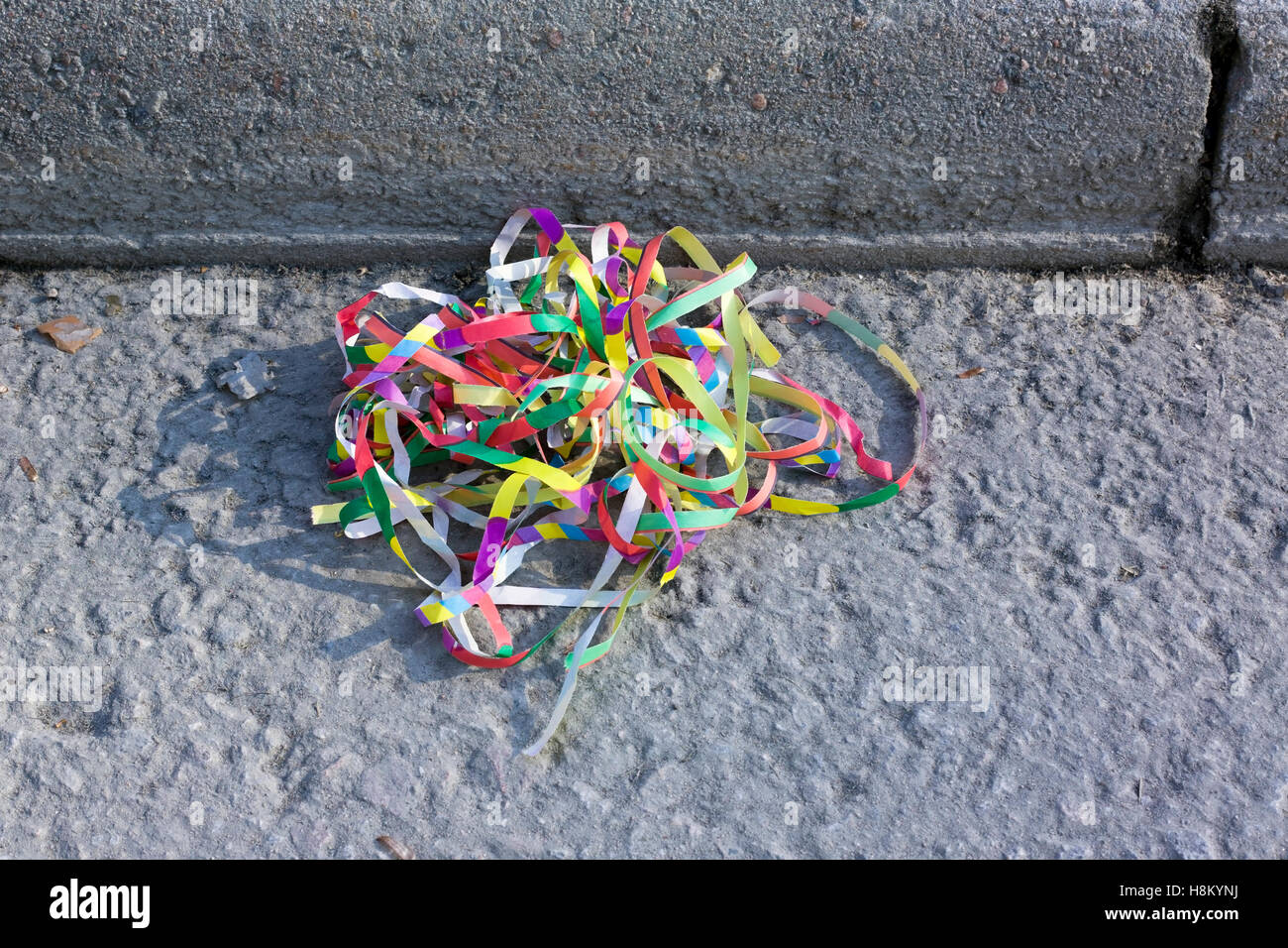 confetti paper streamer Stock Photo - Alamy