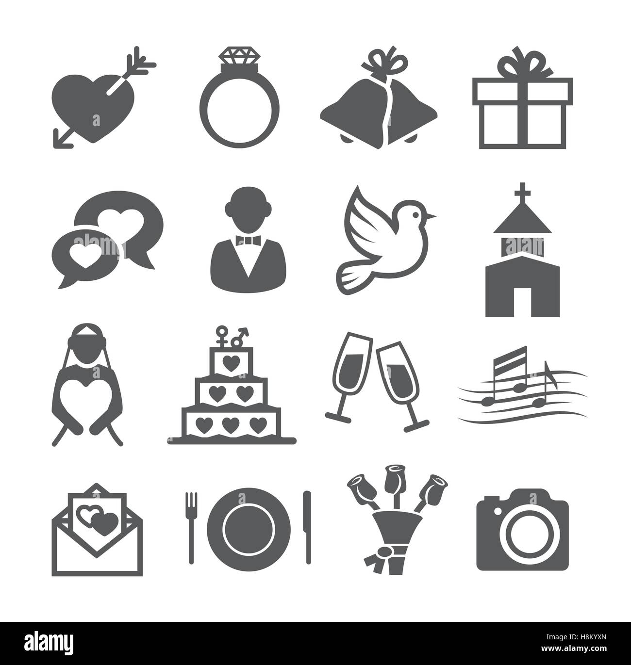 Bridal toast Stock Vector Images - Alamy