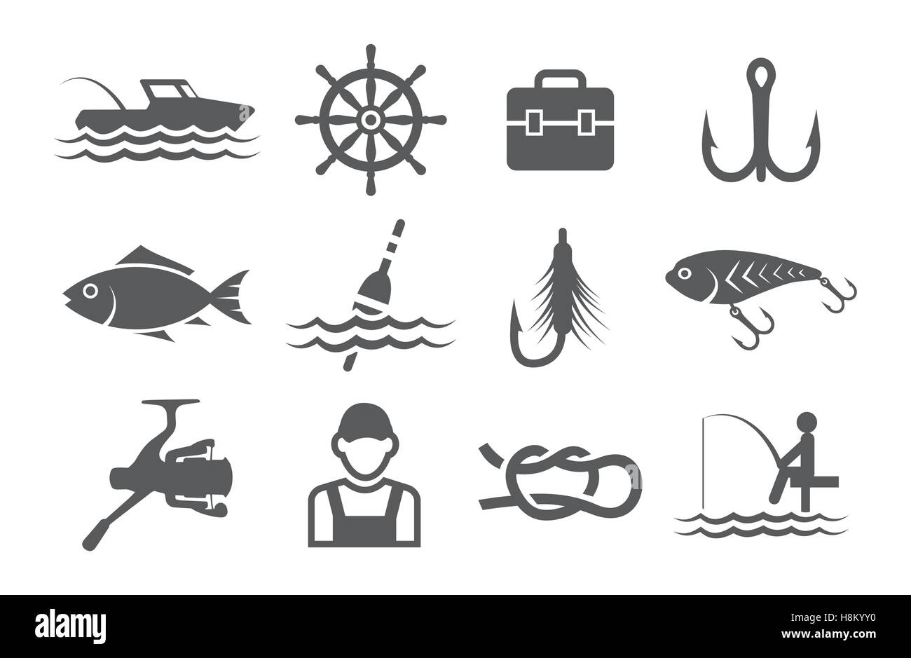 Fishing sinker Stock Vector Images - Alamy