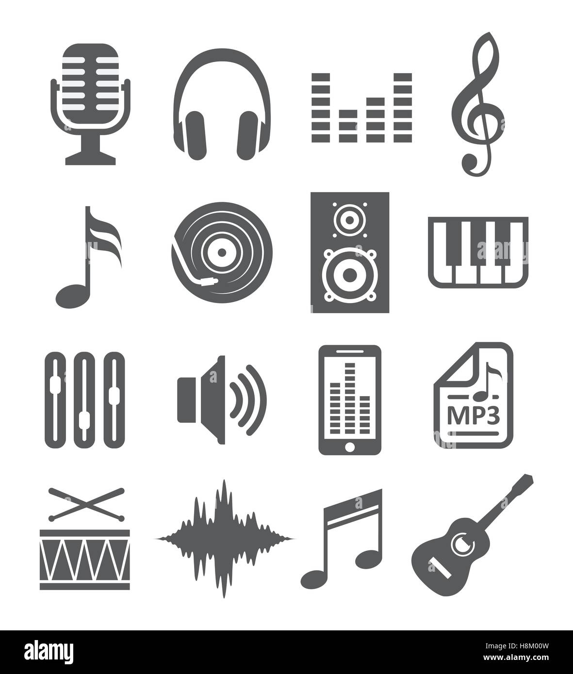 Download music Stock Vector Images - Alamy