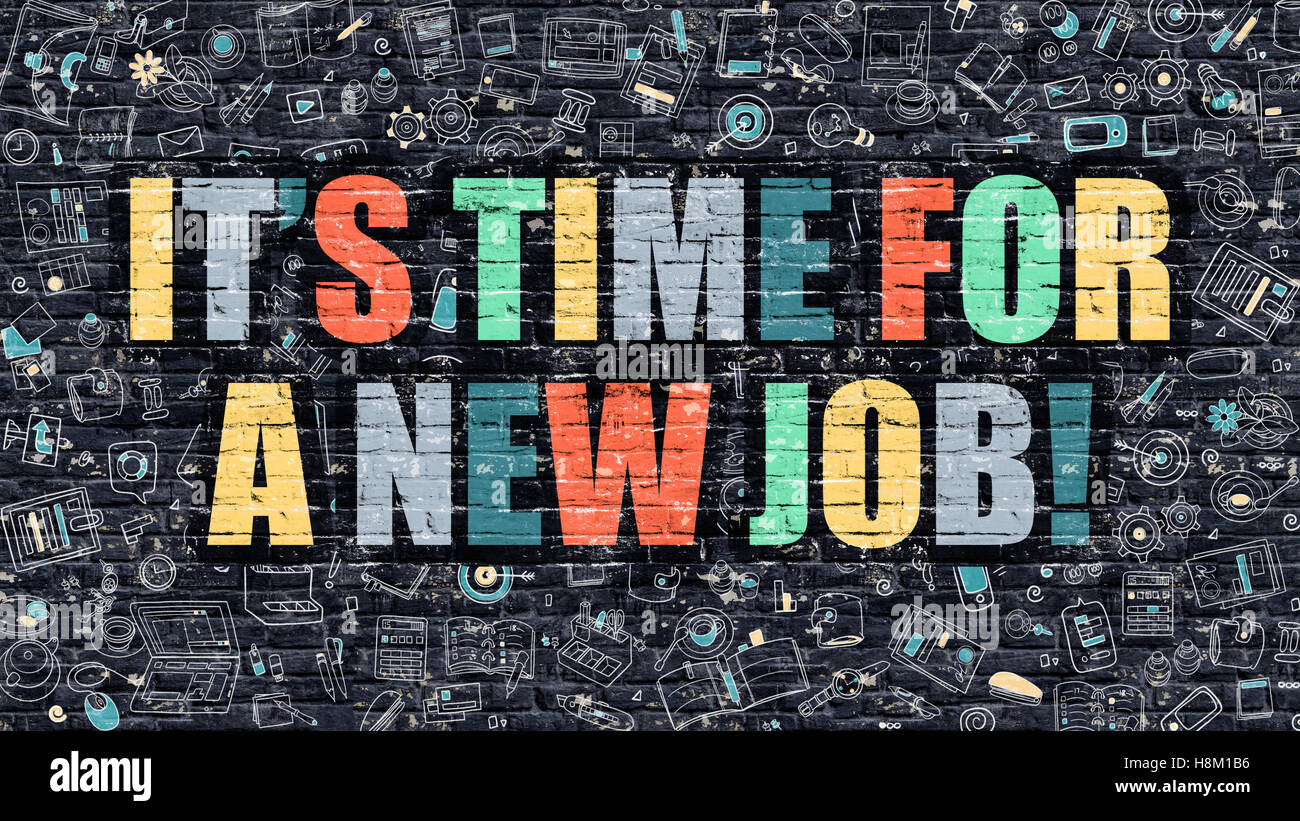Time for new job hi-res stock photography and images - Alamy