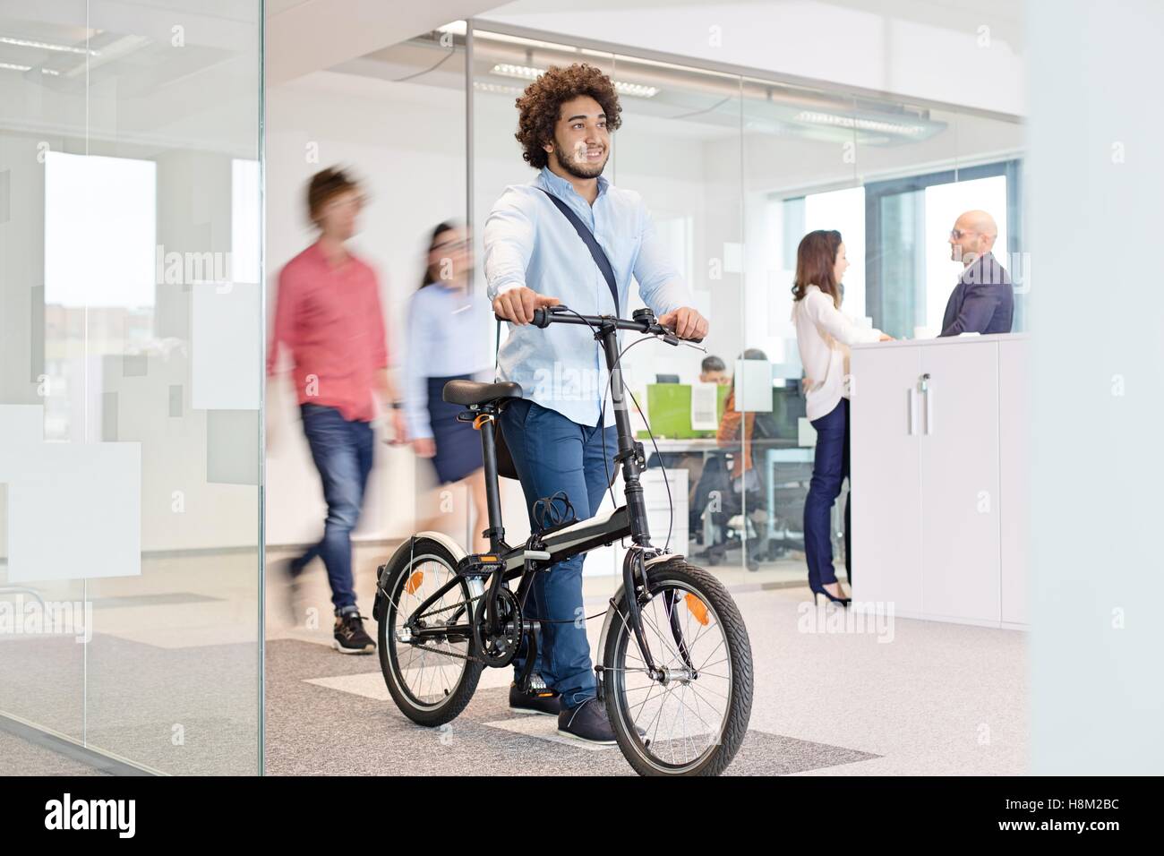 Walking bicycle hi-res stock photography and images - Alamy