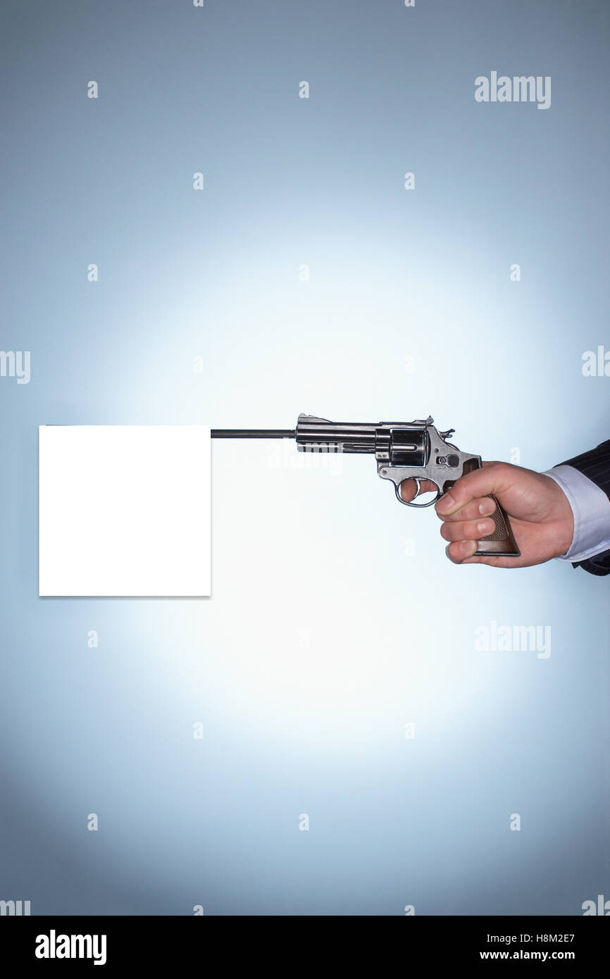 Blank gun hi-res stock photography and images - Alamy