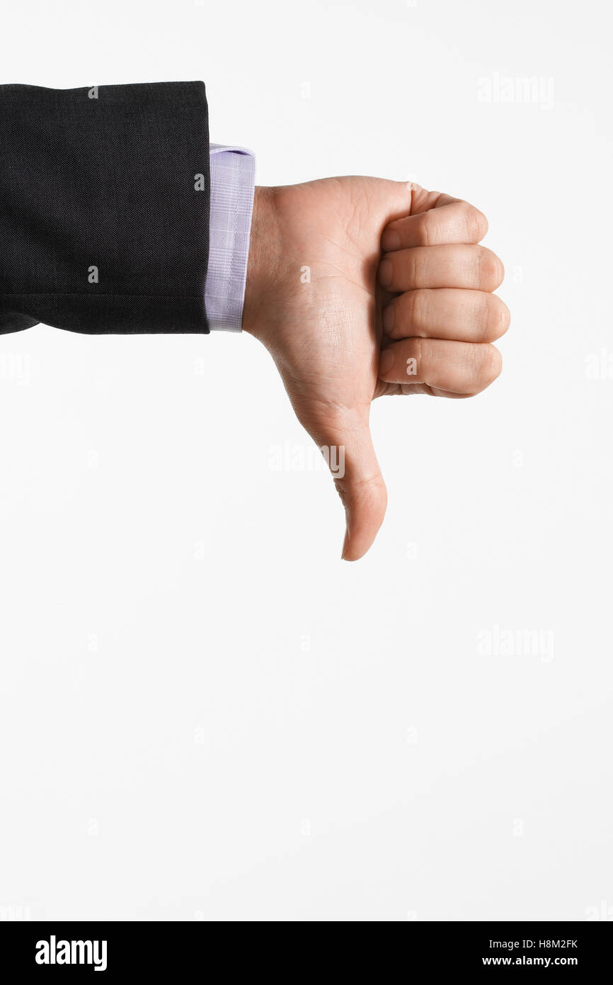 Loser hand gesture man hi-res stock photography and images - Alamy