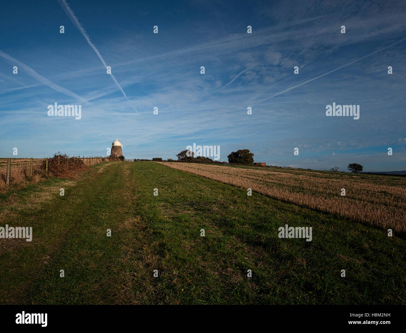 Halnaker Windmill on Halnaker Hill, the South Downs near Chichester ...