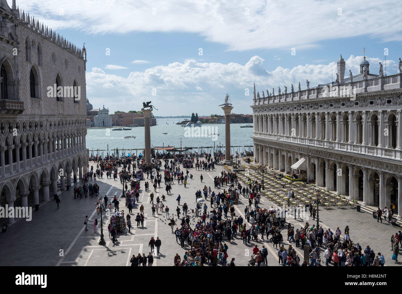 Libreria Sansoviniana Piazzo San Marco, Venice Italy Stock Photo - Alamy
