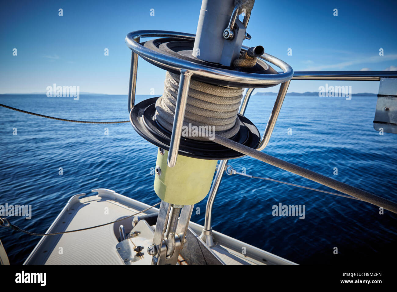 Beach marine winch hi-res stock photography and images - Alamy