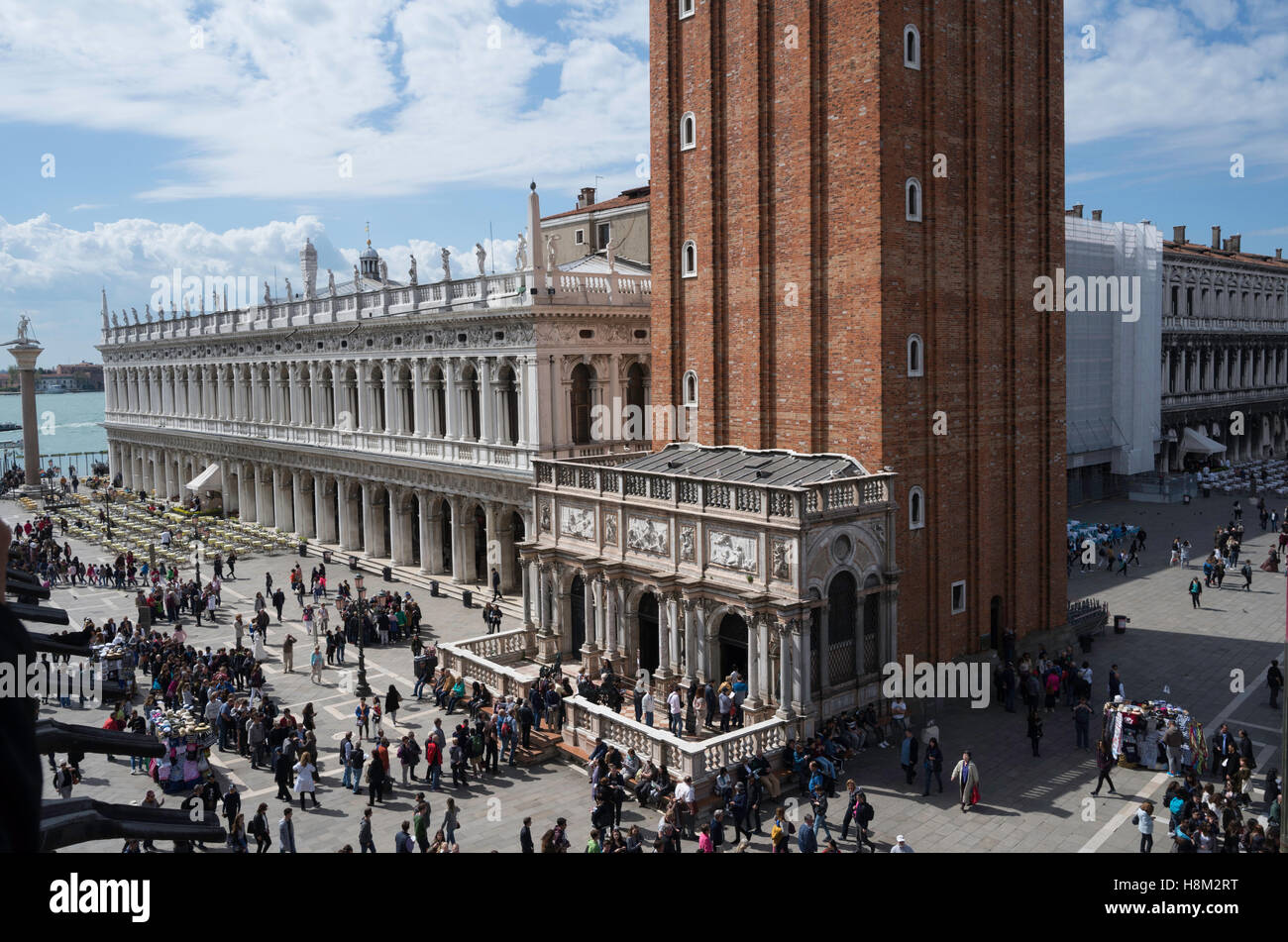 Libreria Sansoviniana Piazzo San Marco, Venice Italy Stock Photo - Alamy