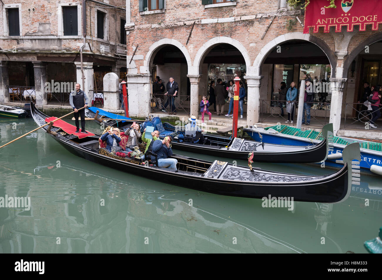 Gondolas, Venice Italy Stock Photo - Alamy