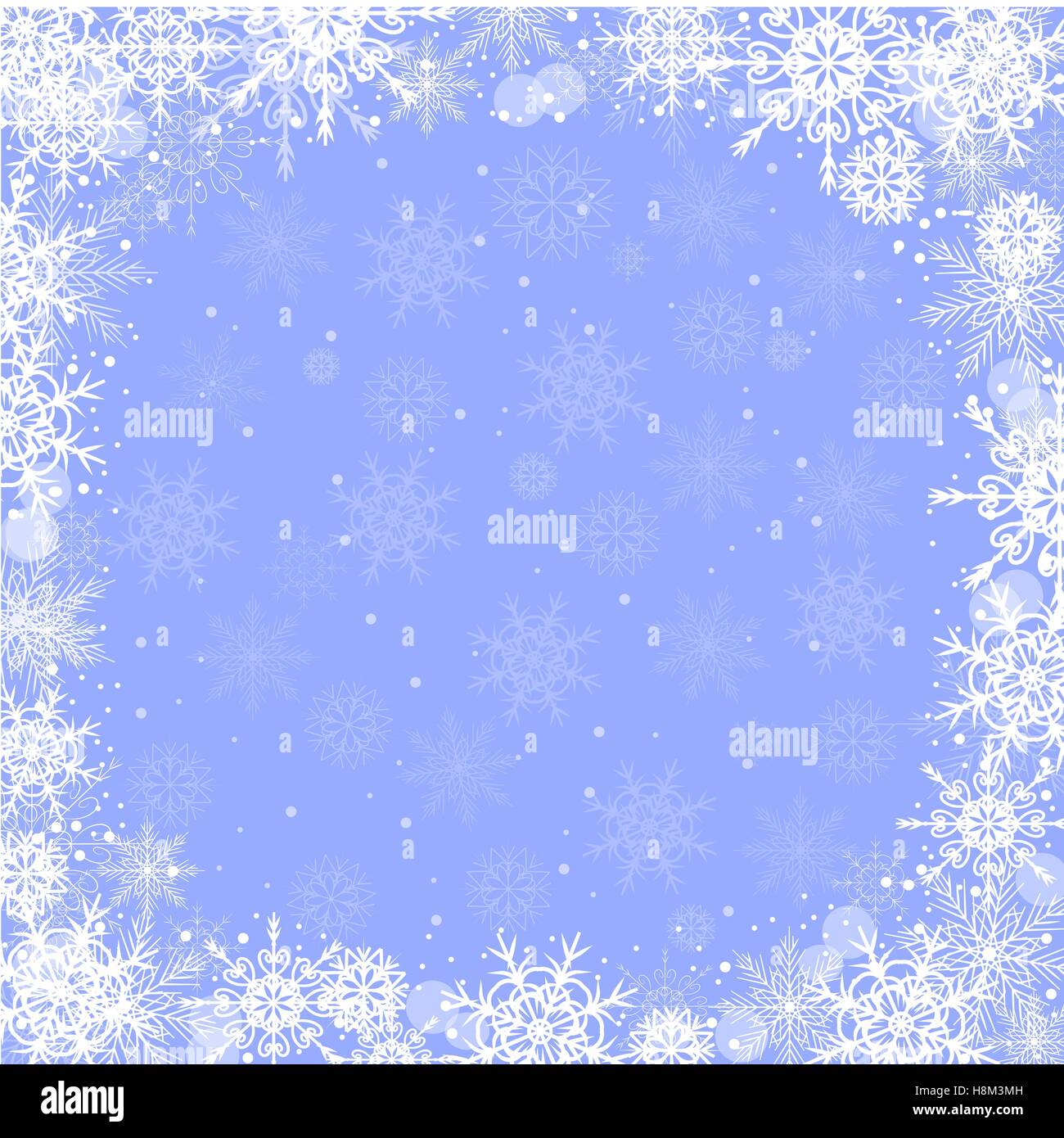 Beautiful snowflake made paper Stock Vector Images - Alamy