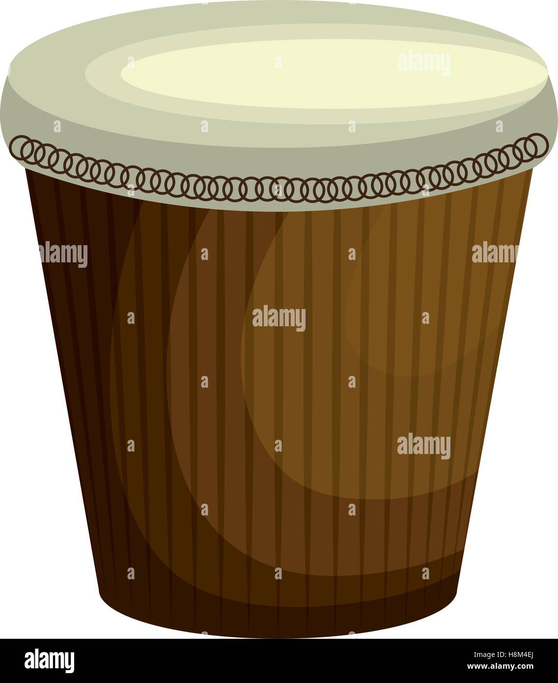 brazilian bongo instrument icon vector illustration design Stock Vector ...