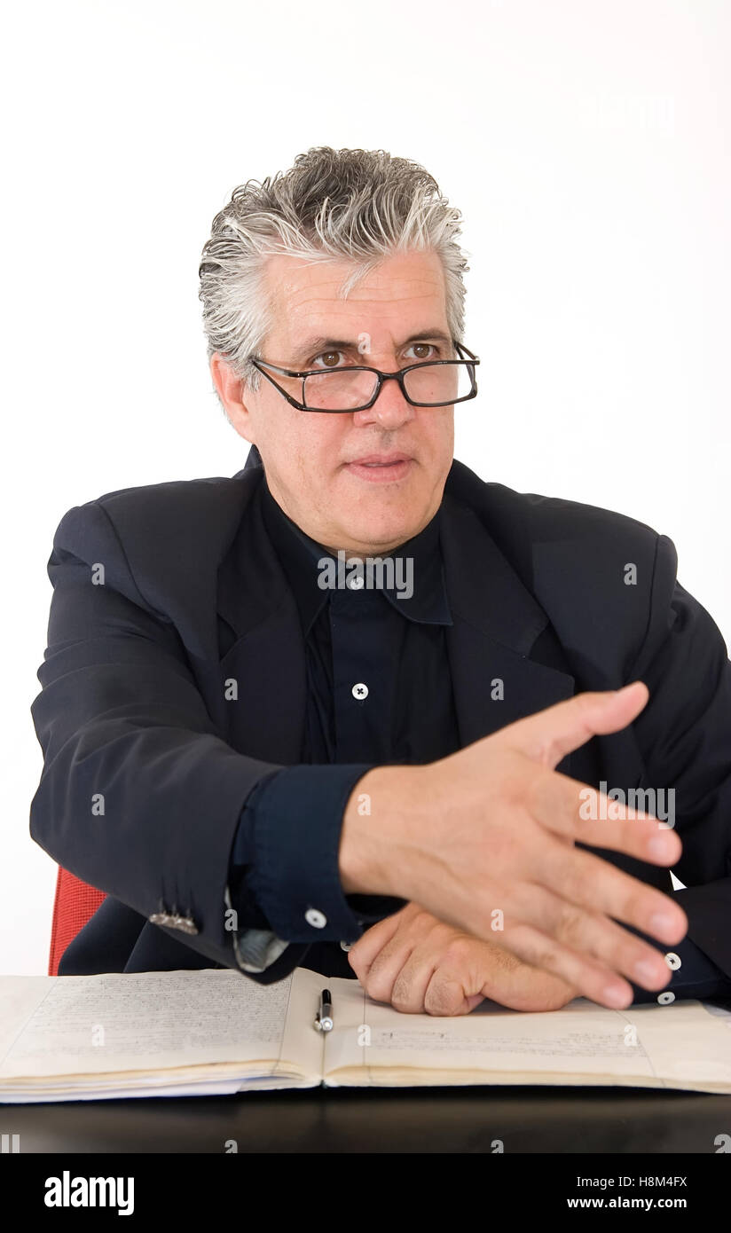 clerk at work in his office Stock Photo - Alamy