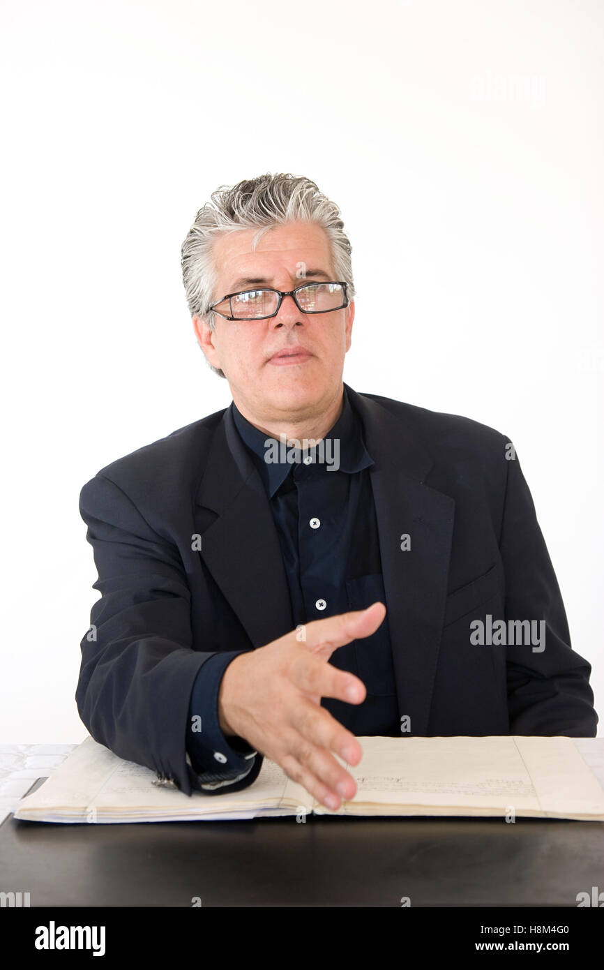 clerk at work in his office Stock Photo - Alamy