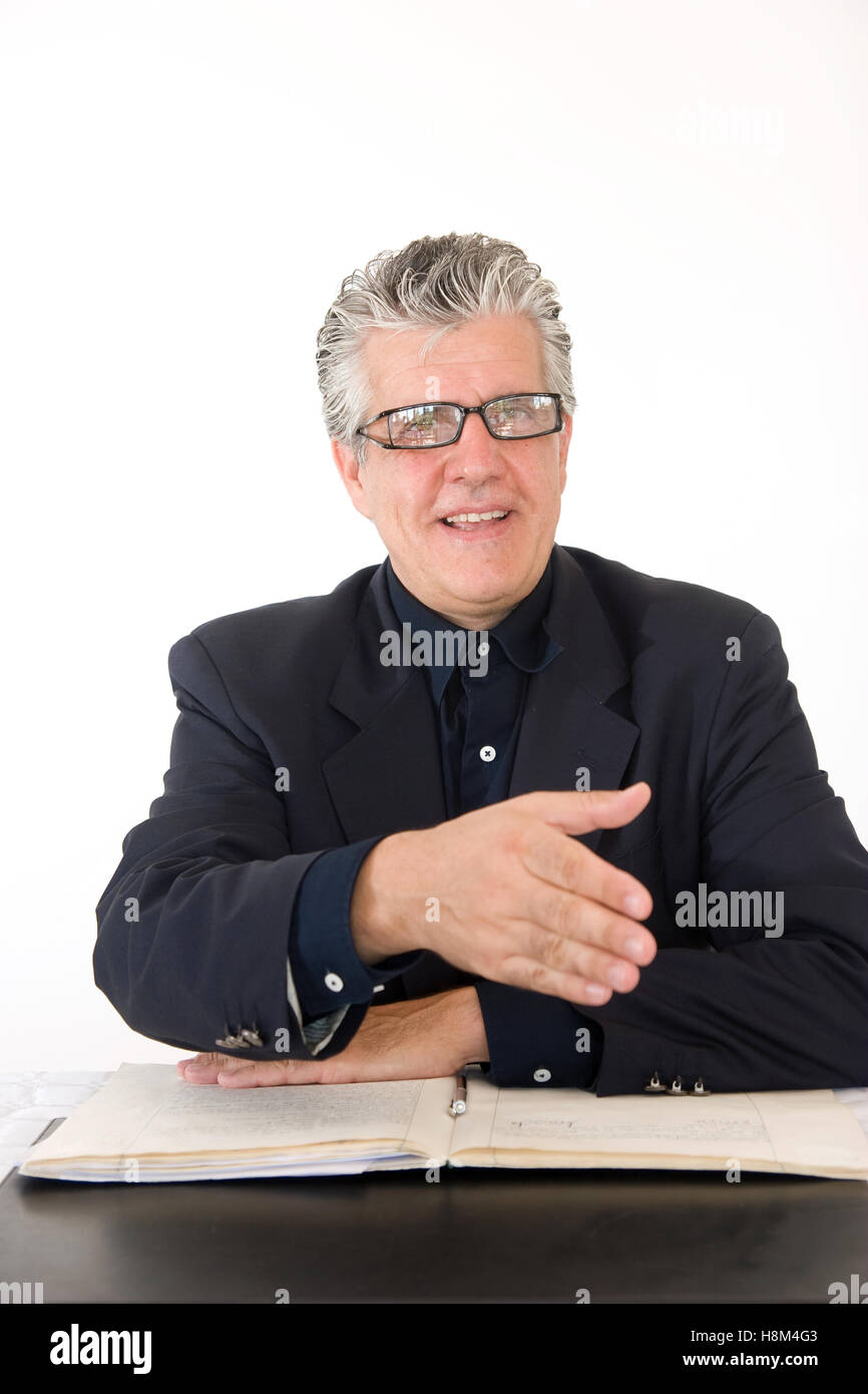 clerk at work in his office Stock Photo - Alamy