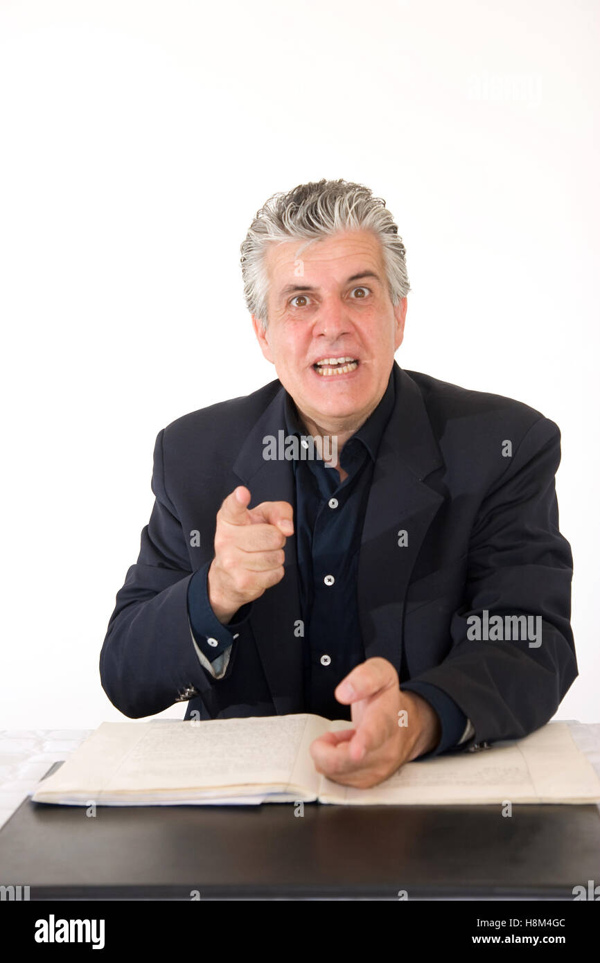 clerk at work in his office Stock Photo - Alamy