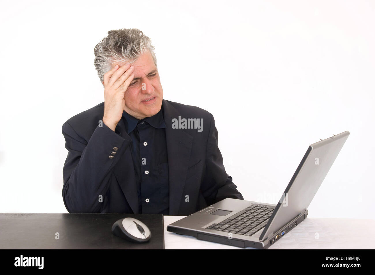 clerk at work in his office Stock Photo - Alamy