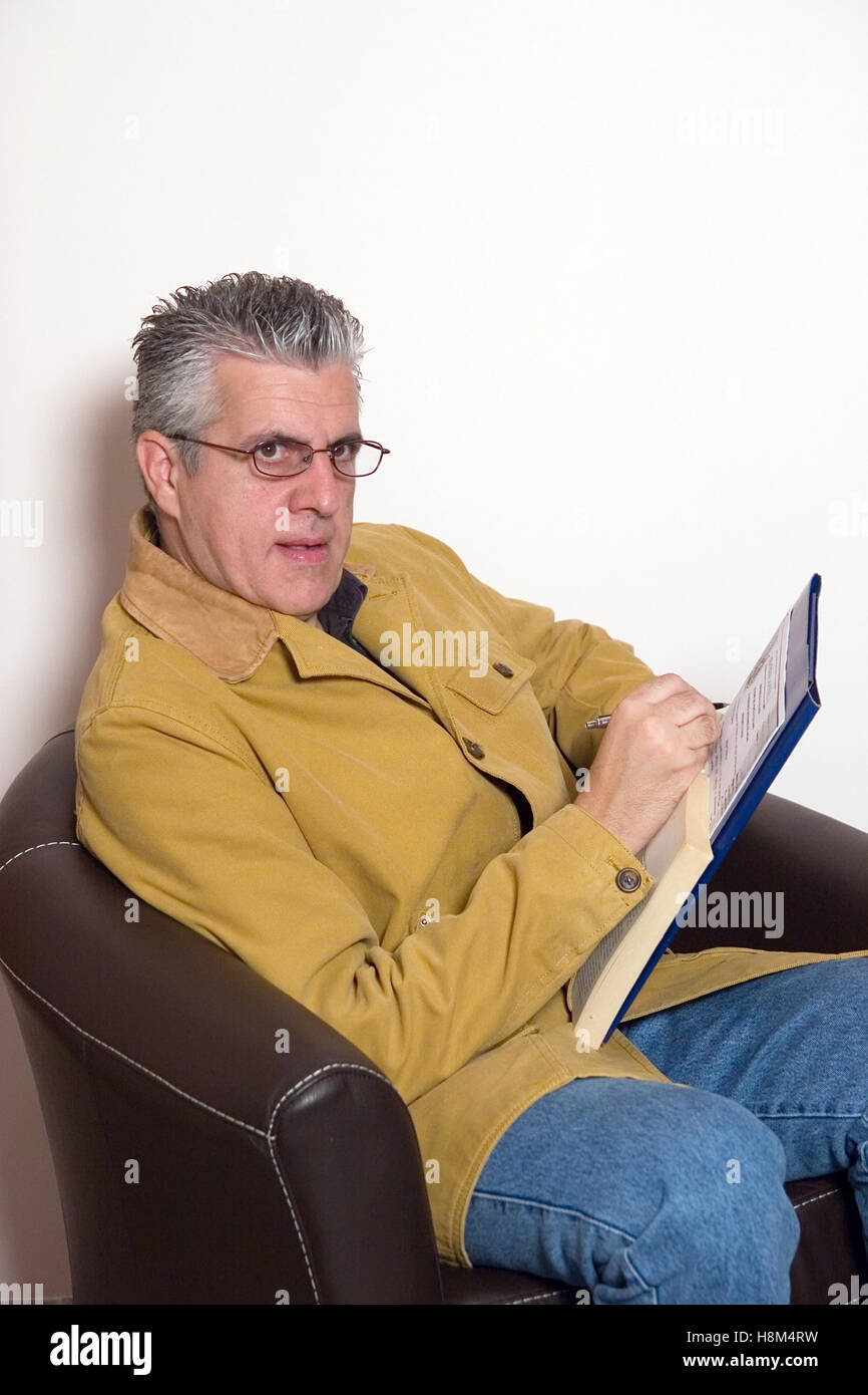 clerk at work in his office Stock Photo - Alamy