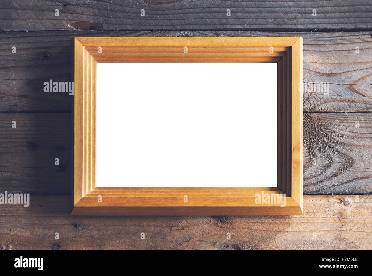 Image of rustic wooden frame mock up Stock Photo - Alamy
