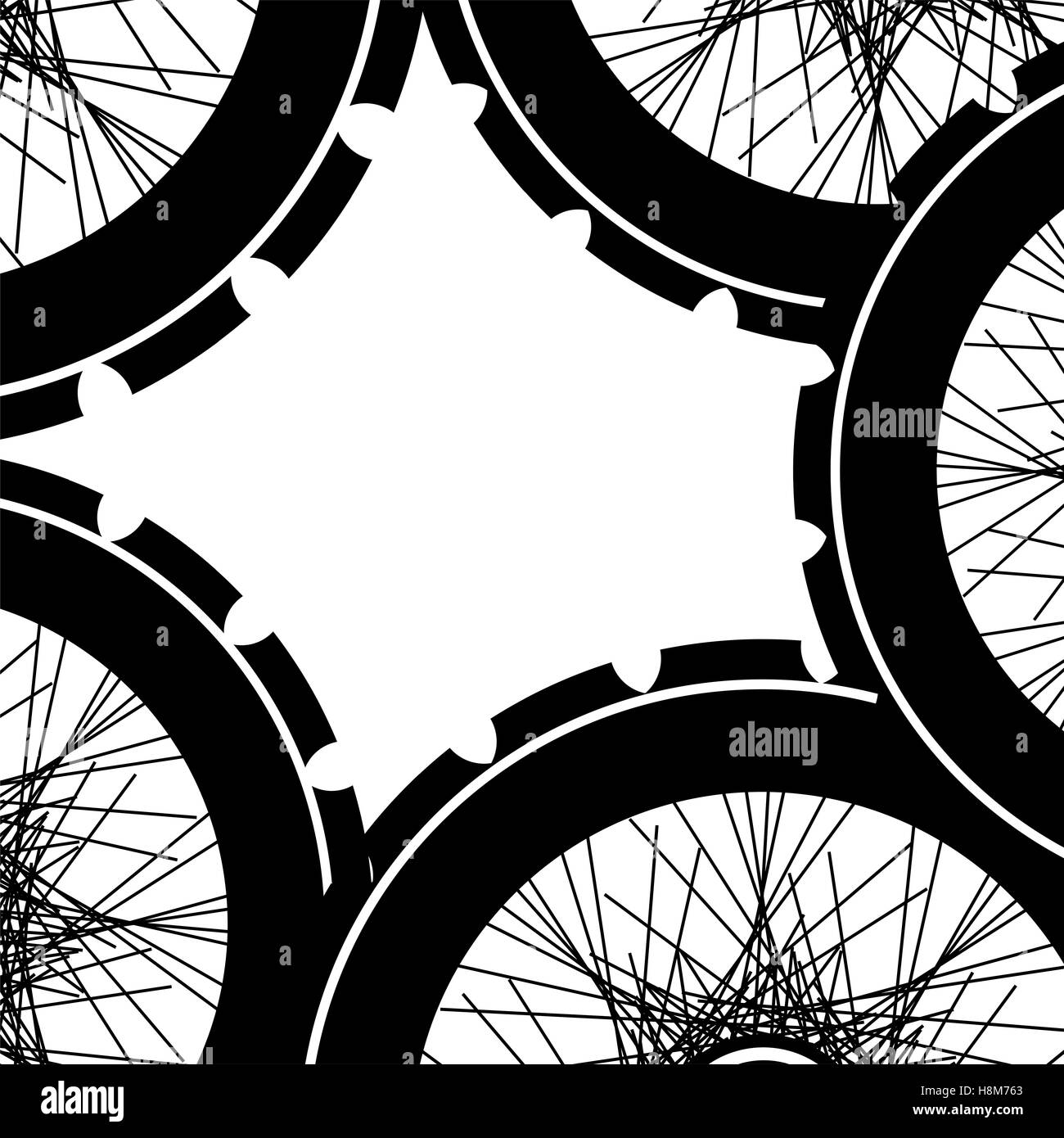 bike wheels background pattern. Pattern of bicycle wheels. bicycle ...