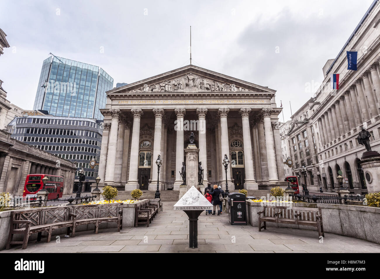The Royal Exchange in London, UK Stock Photo - Alamy