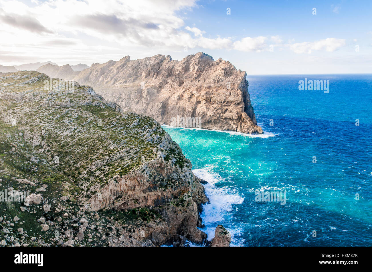The Cap Formentor in the north east of Majorca Stock Photo - Alamy