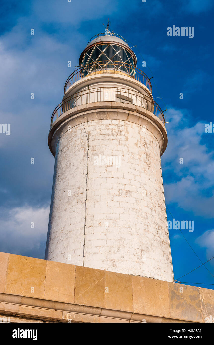 The lighthouse at Cap Formentor in the north east of Majorca (Far de ...