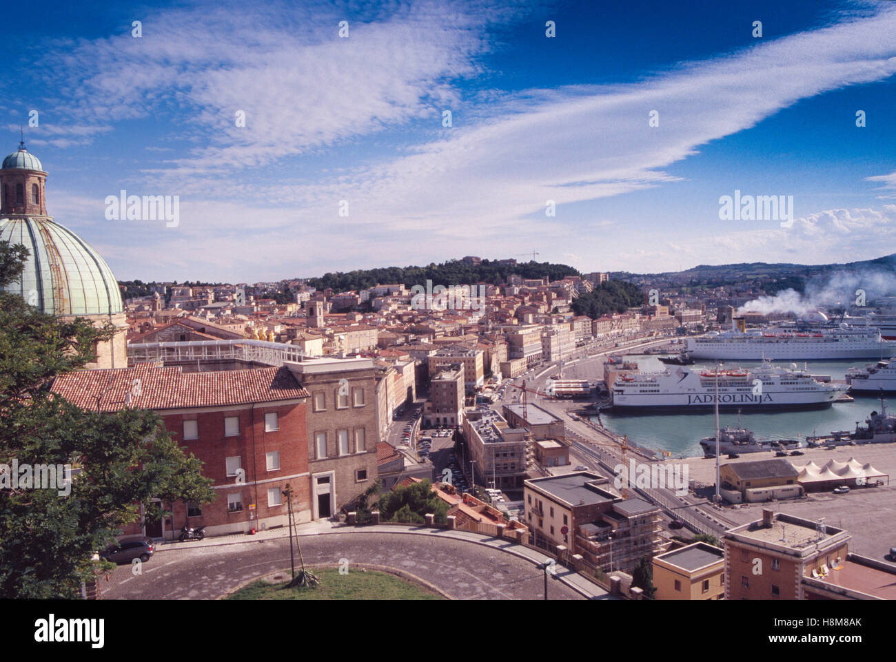 Italy, Marche, Ancona, Harbour Stock Photo - Alamy