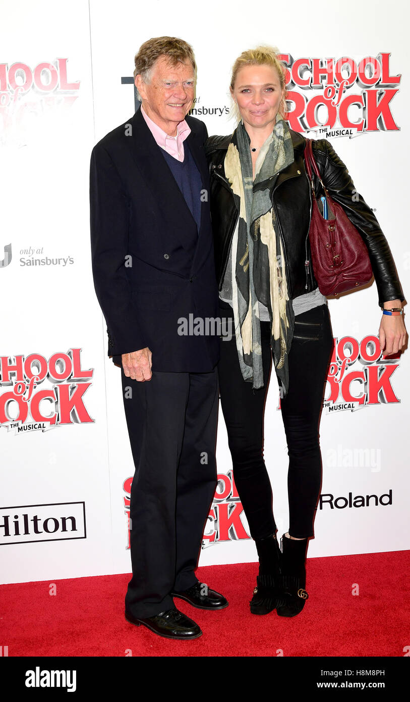 Jodie Kidd and her father John attending the press night of Andrew ...