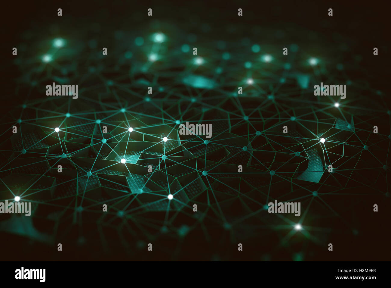 Artificial intelligence, connections and nucleus in concept of ...
