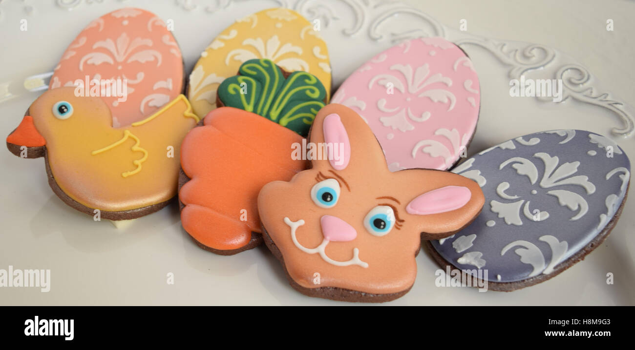 Easter Boutique Cookies Stock Photo - Alamy