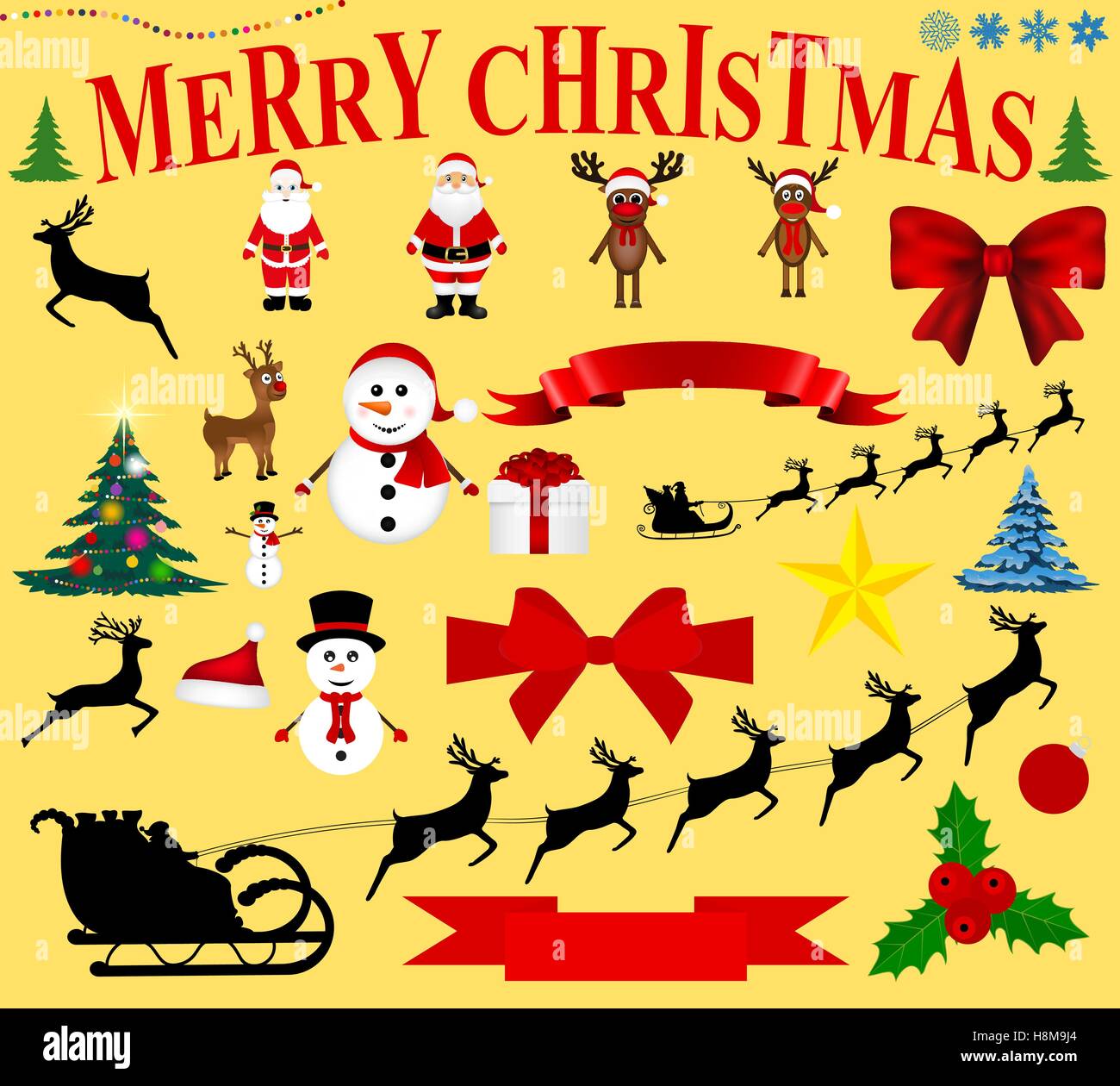 Snowman christmas label Stock Vector Images - Alamy