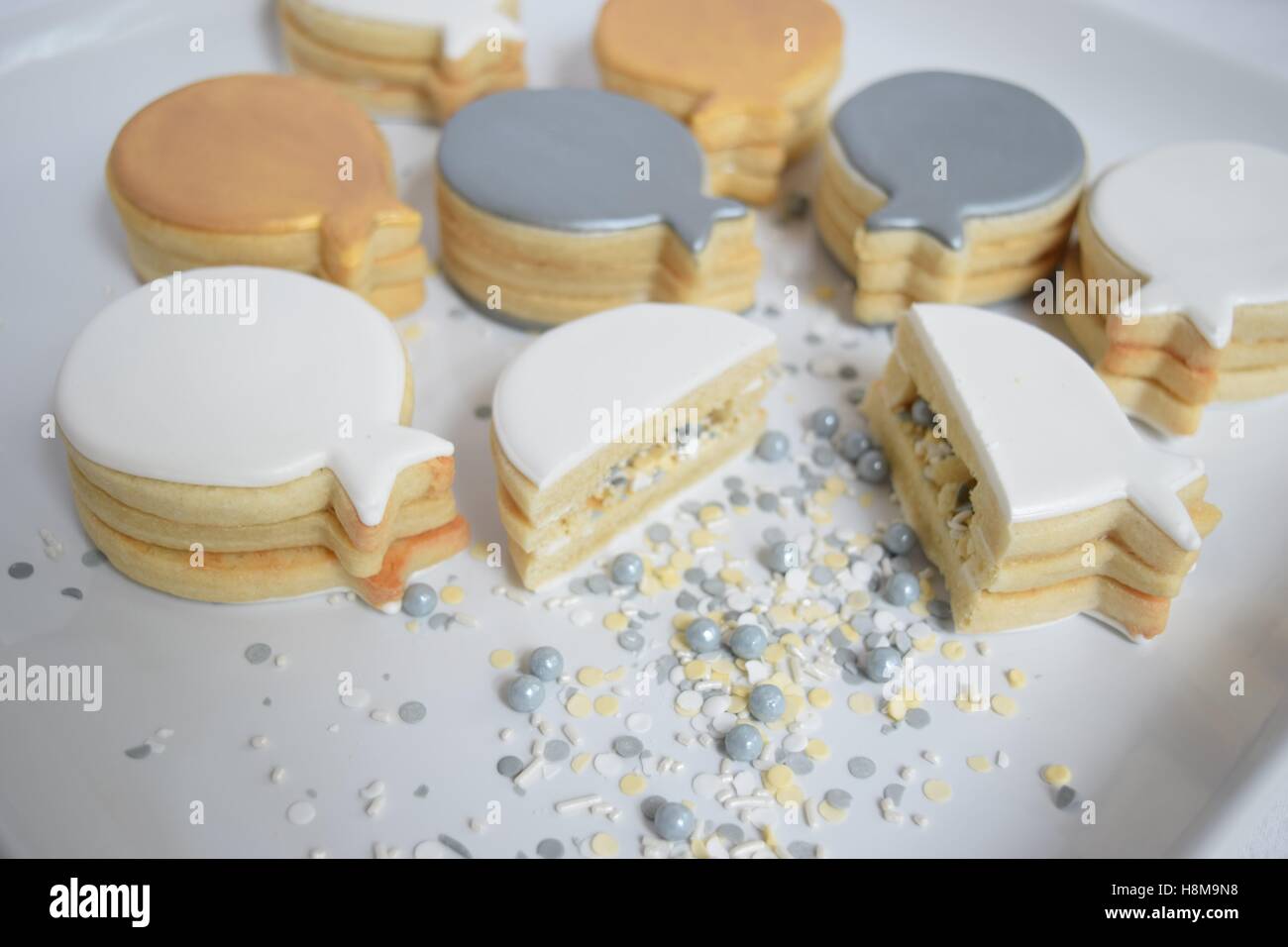 New Year Cookies Stock Photo - Alamy