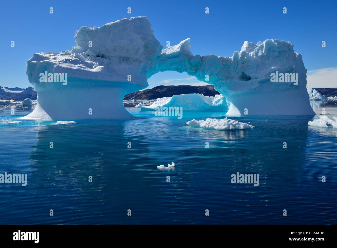 Iceberg drifting in Sermilik Fjord, East Greenland, Greenland Stock ... Iceberg drifting in Sermilik Fjord, East Greenland, Greenland Stock ...