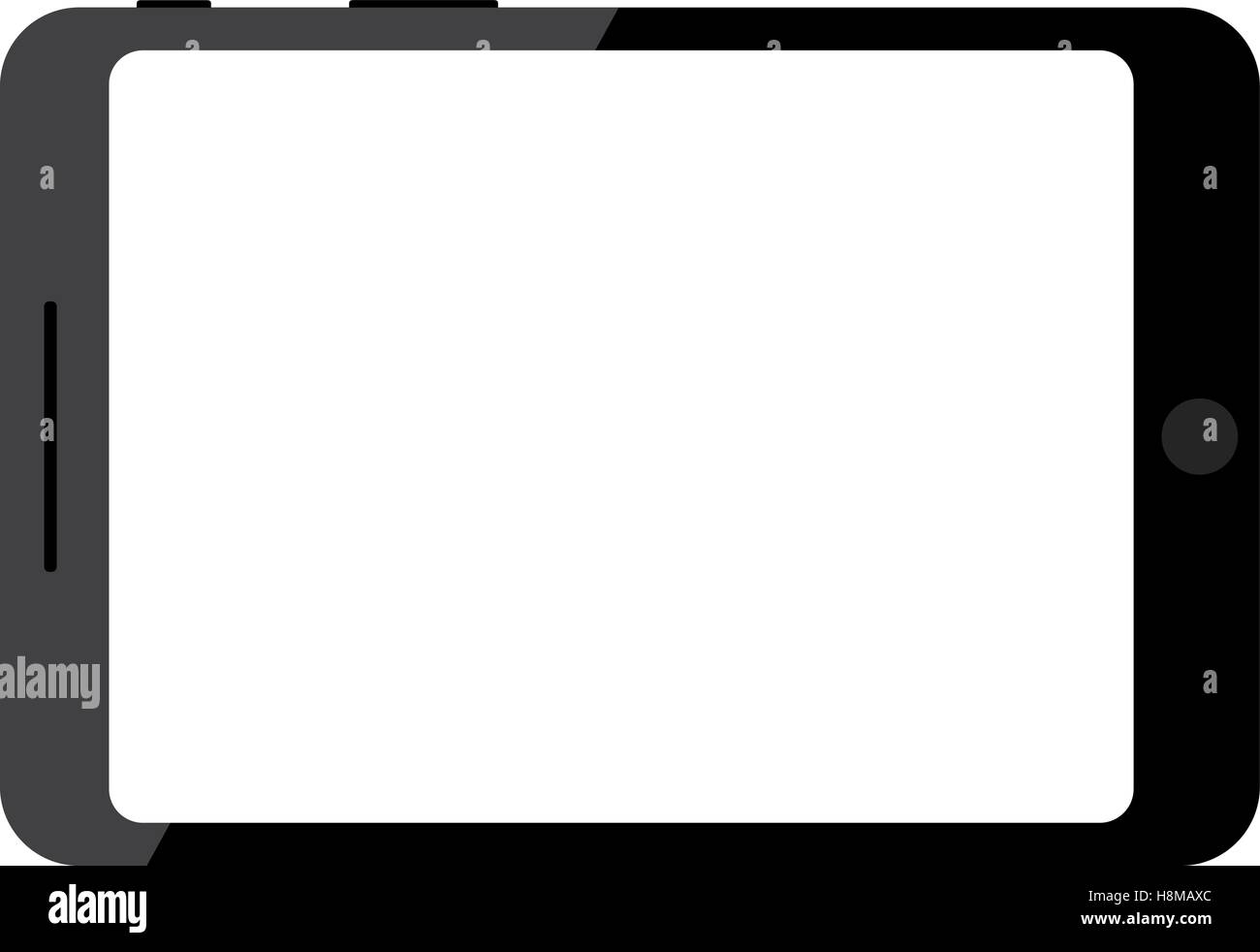 Realistic tablet smartphone screen Stock Vector Images - Alamy