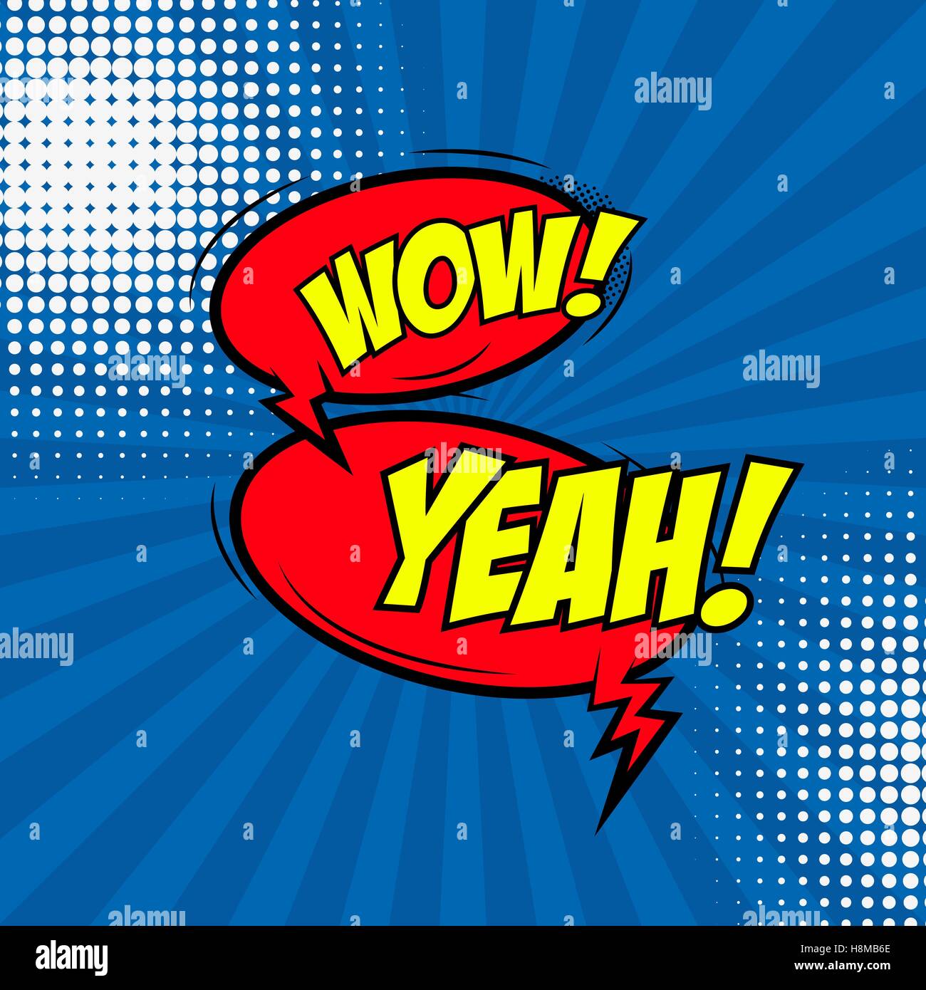 Retro comic book style cartoon hi-res stock photography and images - Alamy